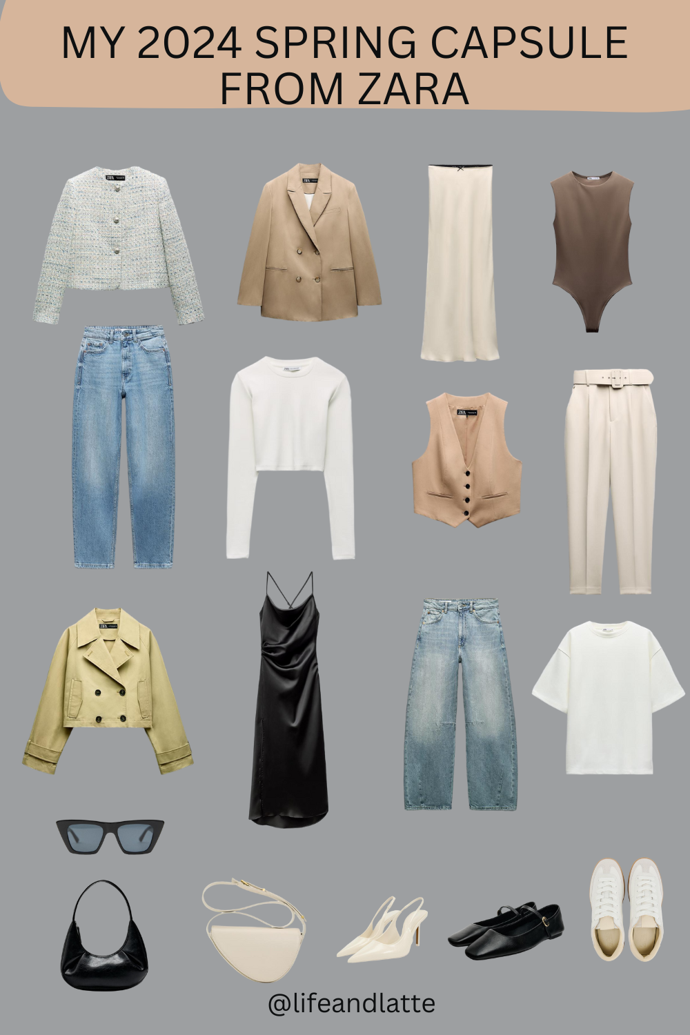 From Zara with Love: Exploring My Spring Capsule Wardrobe! - Life & Latte